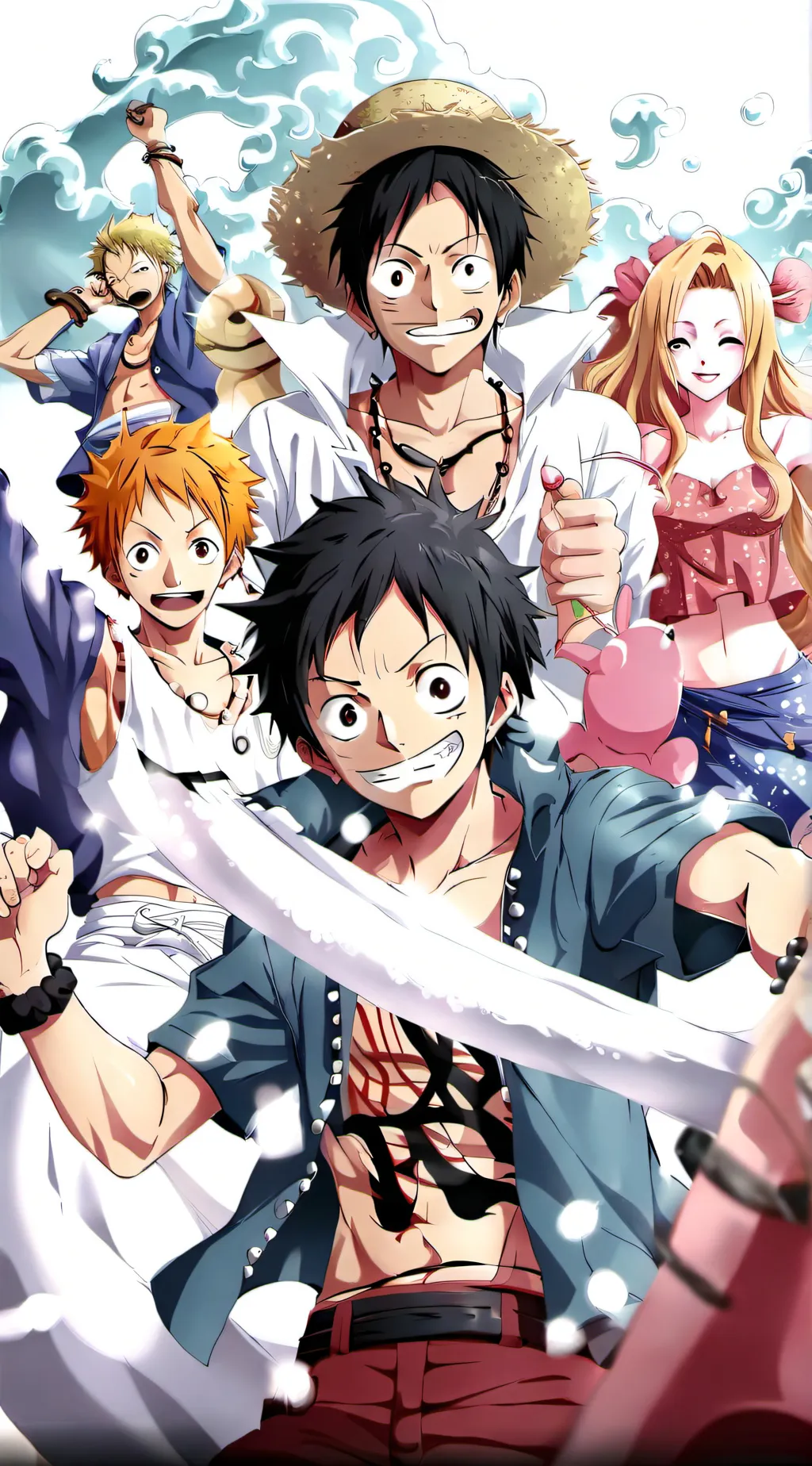 Talkie Profile Luffy and his team | Talkie AI | anime