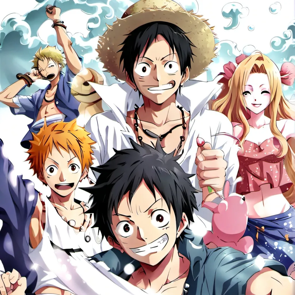 Talkie Profile Luffy and his team | Talkie AI | anime