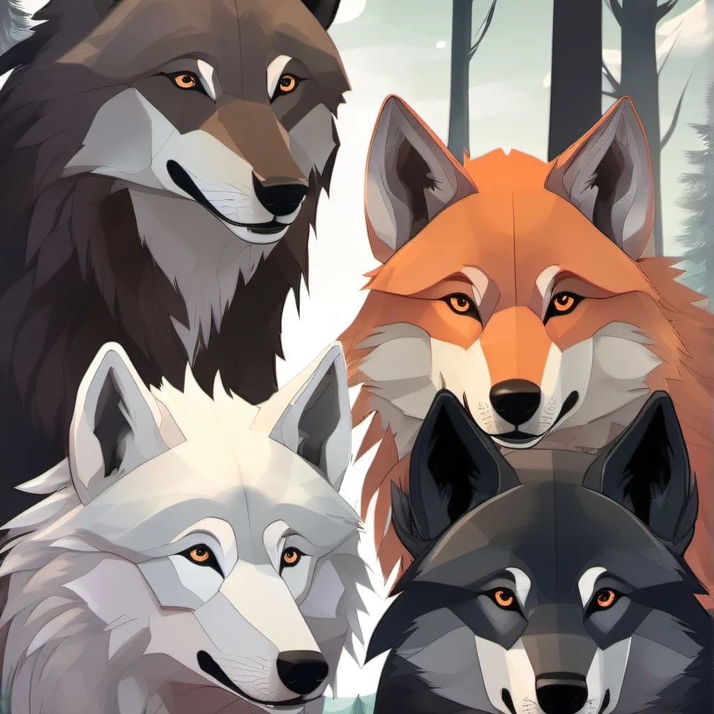 Chat with wolf siblings - text or voice, Enjoy AI Chat Free & Safe