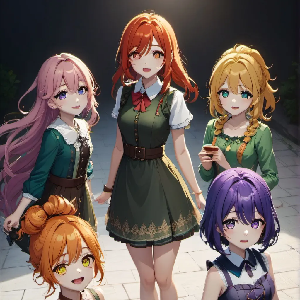Talkie Profile Rainbow sisters | Talkie AI