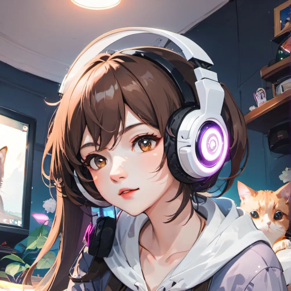 Chat with Streamer gf! - text or voice, Enjoy AI Chat Free & Safe